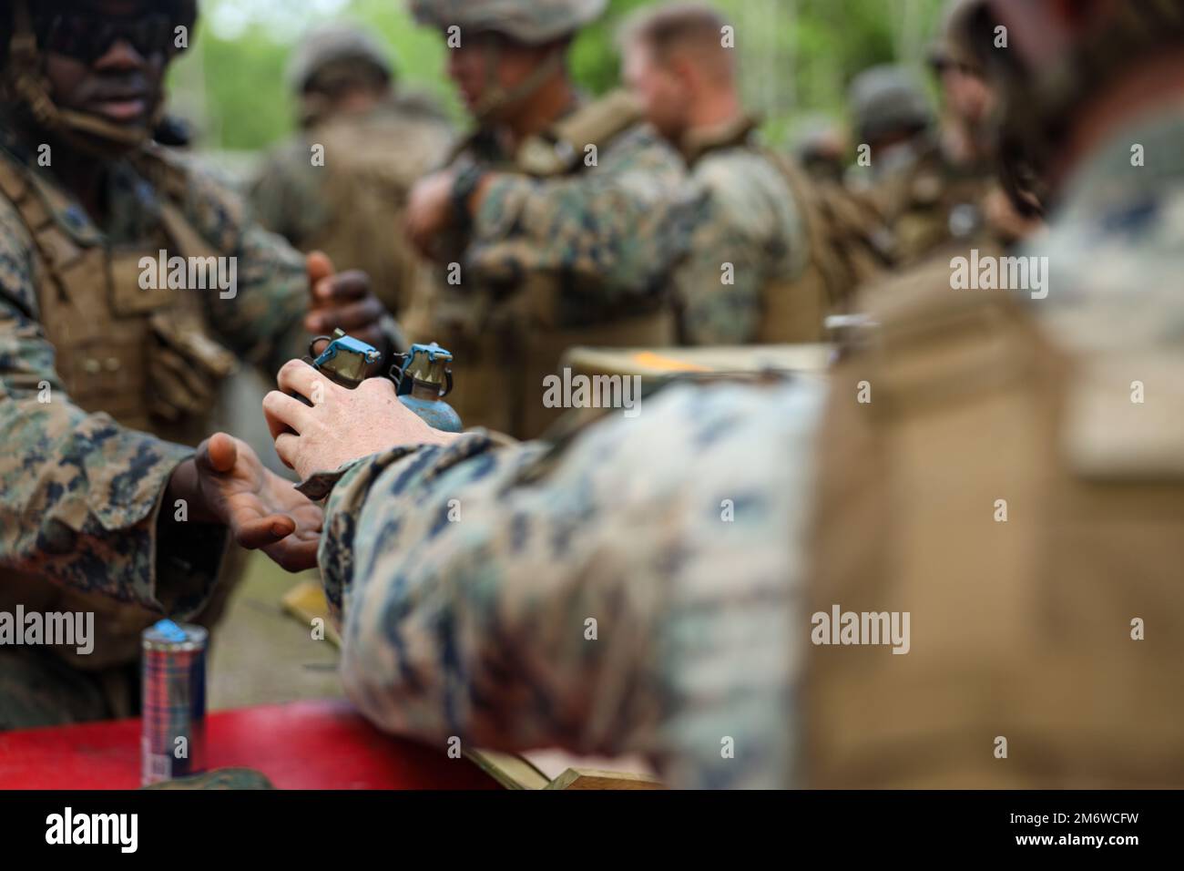 Hand grenade practice hi-res stock photography and images - Alamy