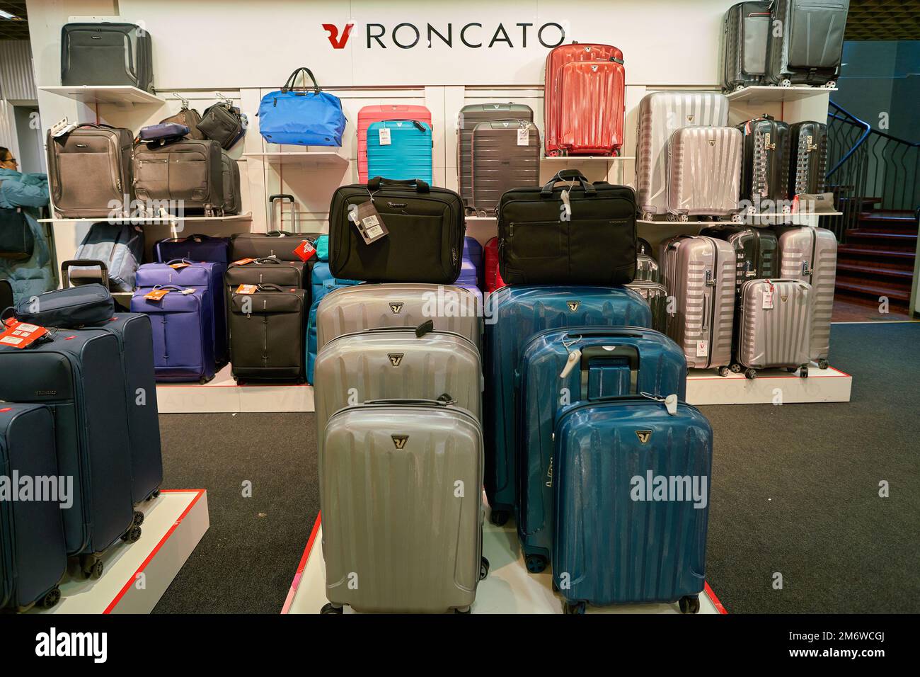 ROME, ITALY - CIRCA NOVEMBER, 2017: goods on display at Rinascente ...