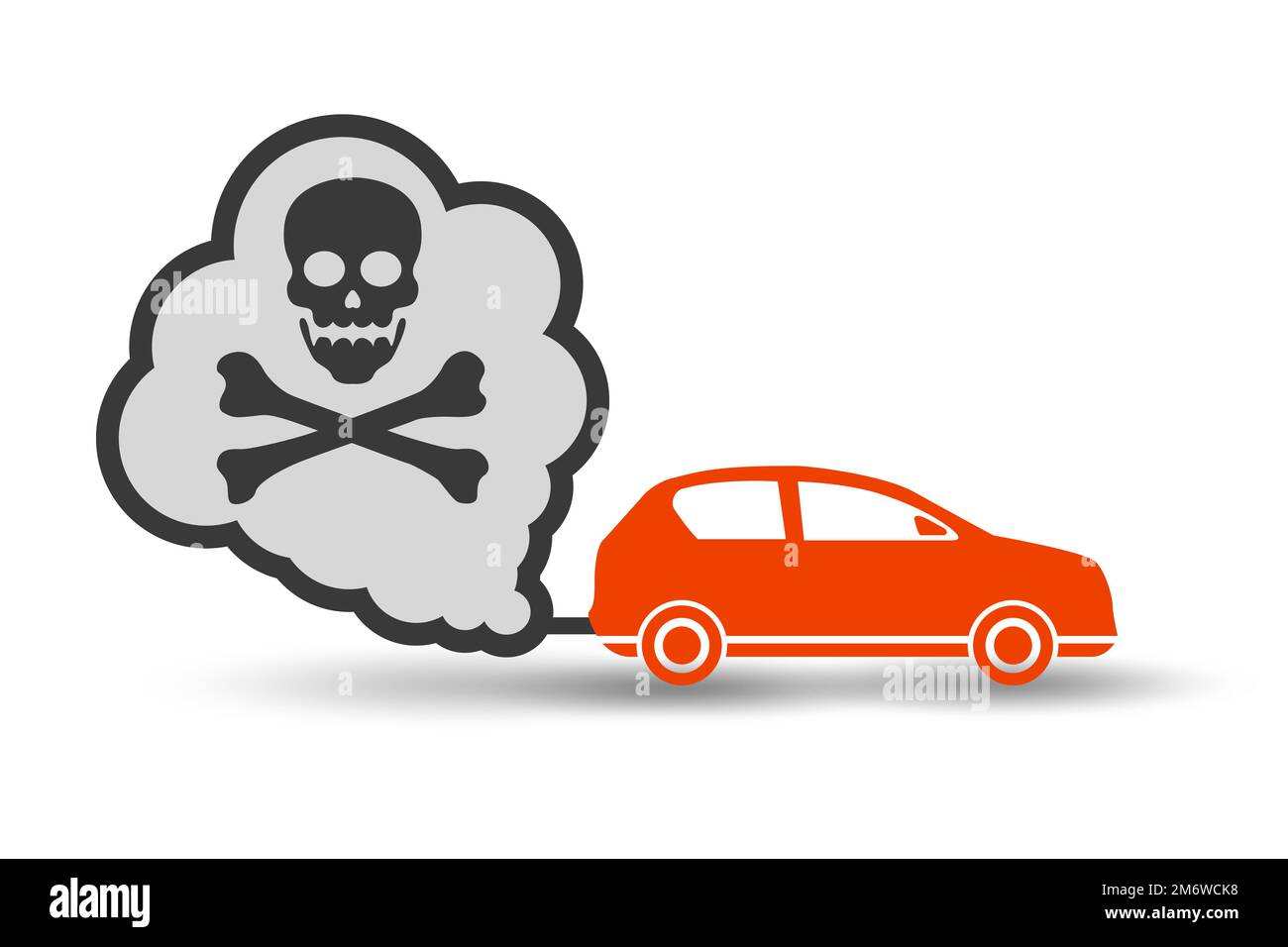 Car exhaust pollution traffic Cut Out Stock Images & Pictures - Alamy