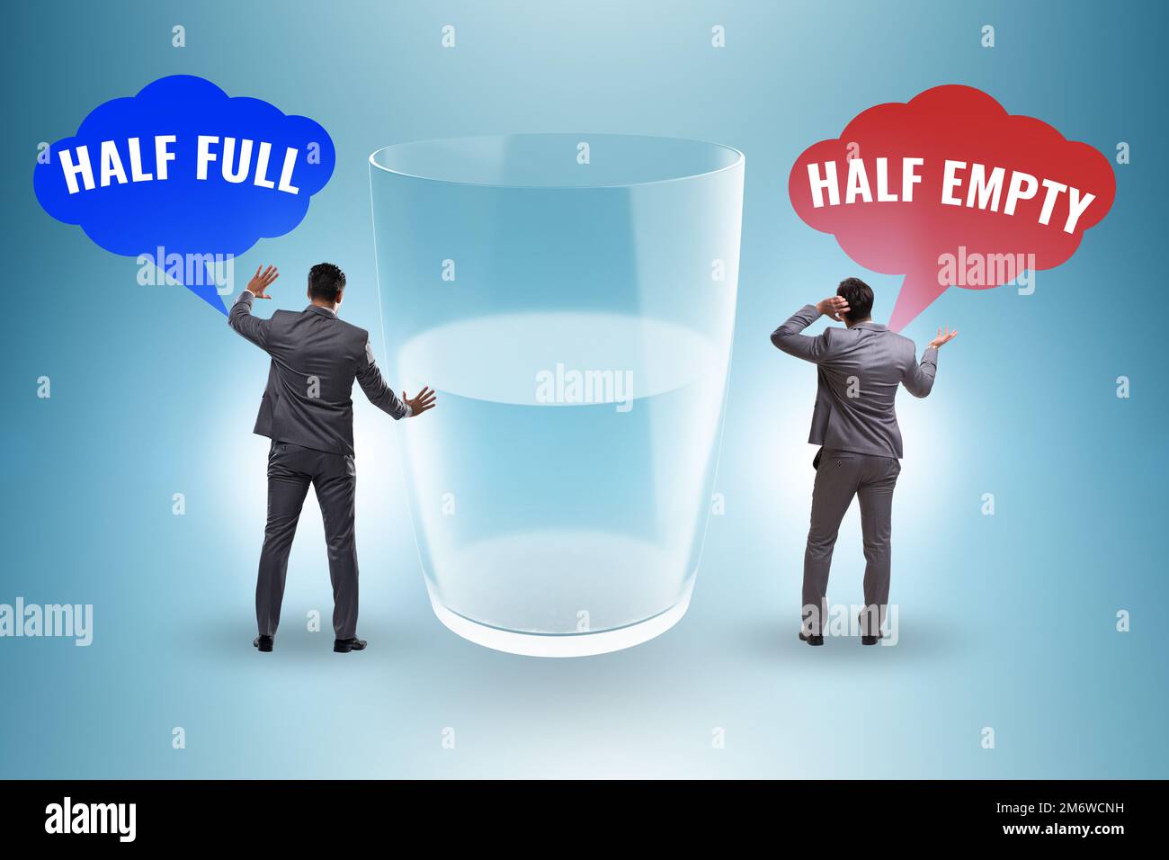 Man glass half full hi-res stock photography and images - Alamy