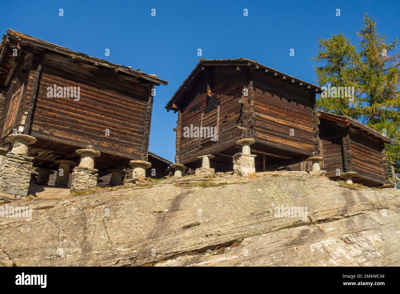 The swiss alps at autumn time Stock Photo - Alamy