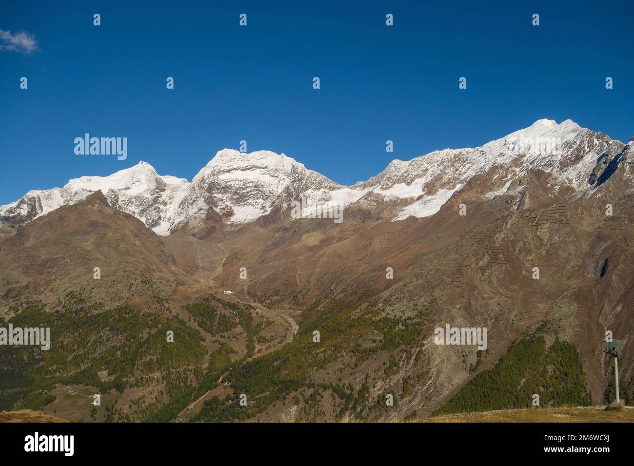 The swiss alps at autumn time Stock Photo - Alamy
