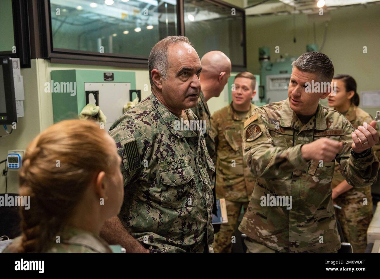U.S. Navy Adm. Charles Richard, commander of U.S. Strategic Command ...