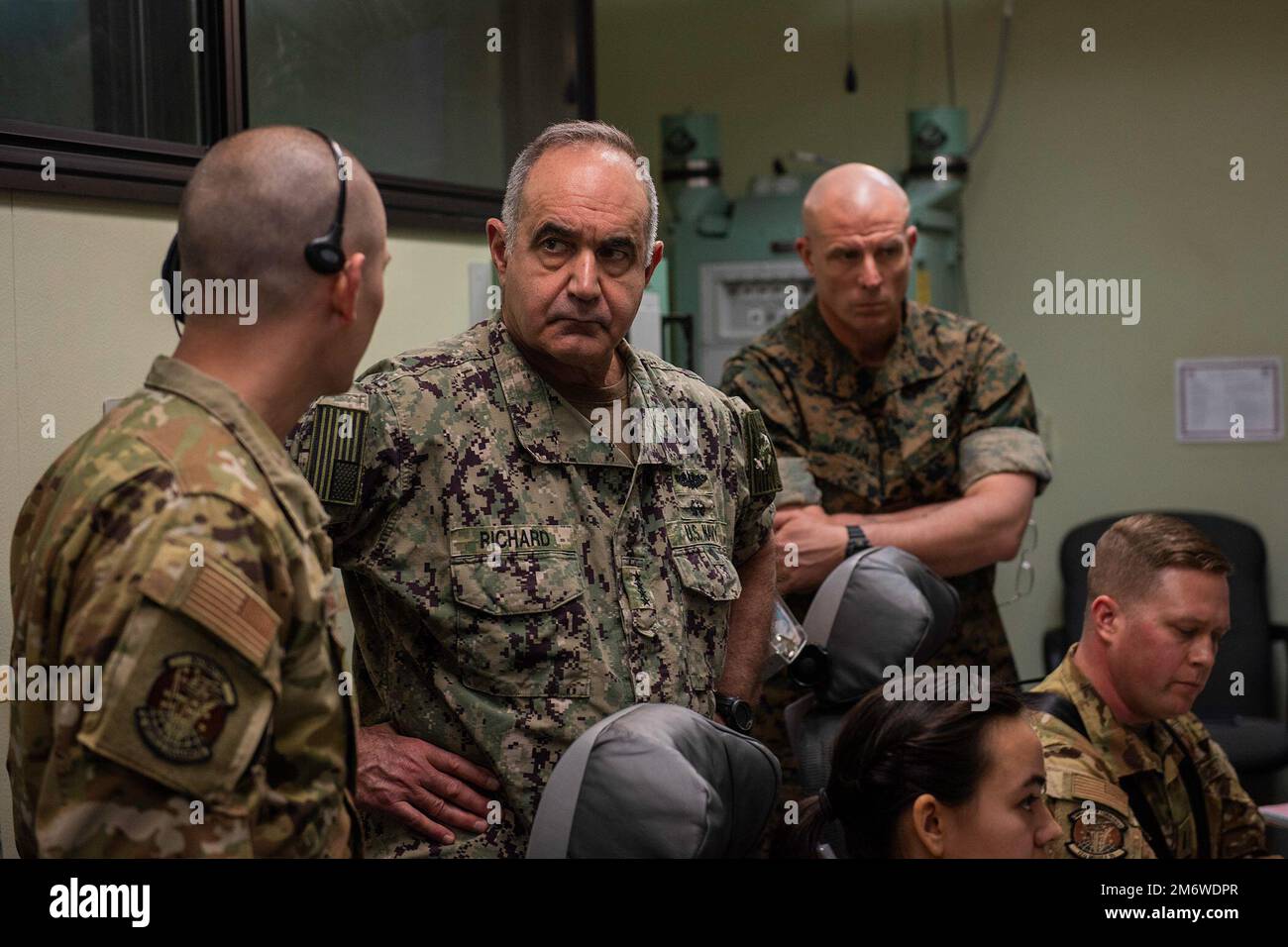 U.S. Navy Adm. Charles Richard, commander of the U.S. Strategic Command ...