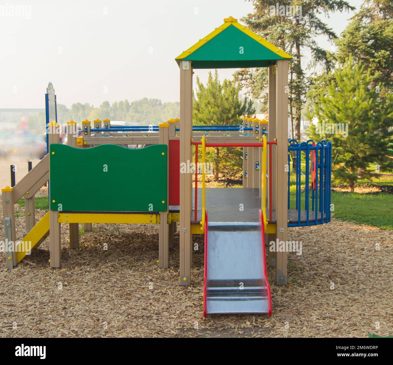 City park playground hi-res stock photography and images - Alamy