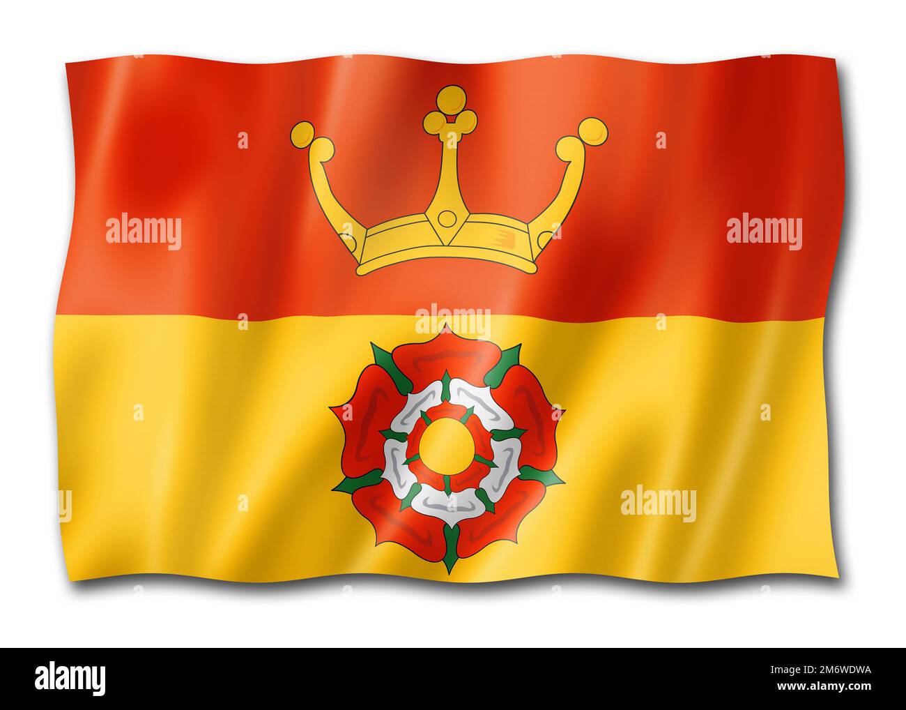 Hampshire County flag, UK Stock Photo - Alamy