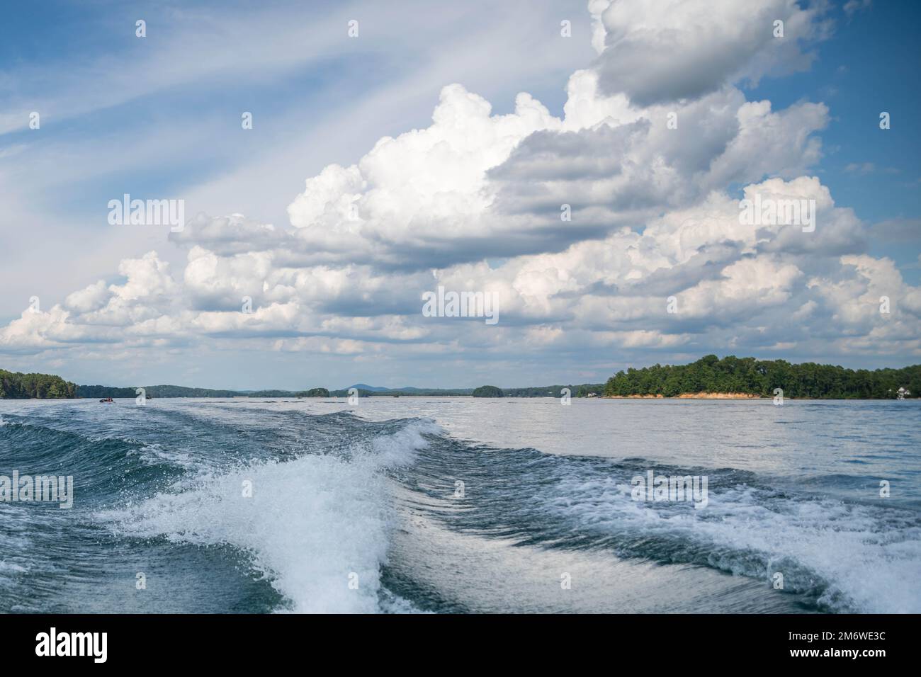 An overlooking view in Seneca, South Carolina Stock Photo - Alamy