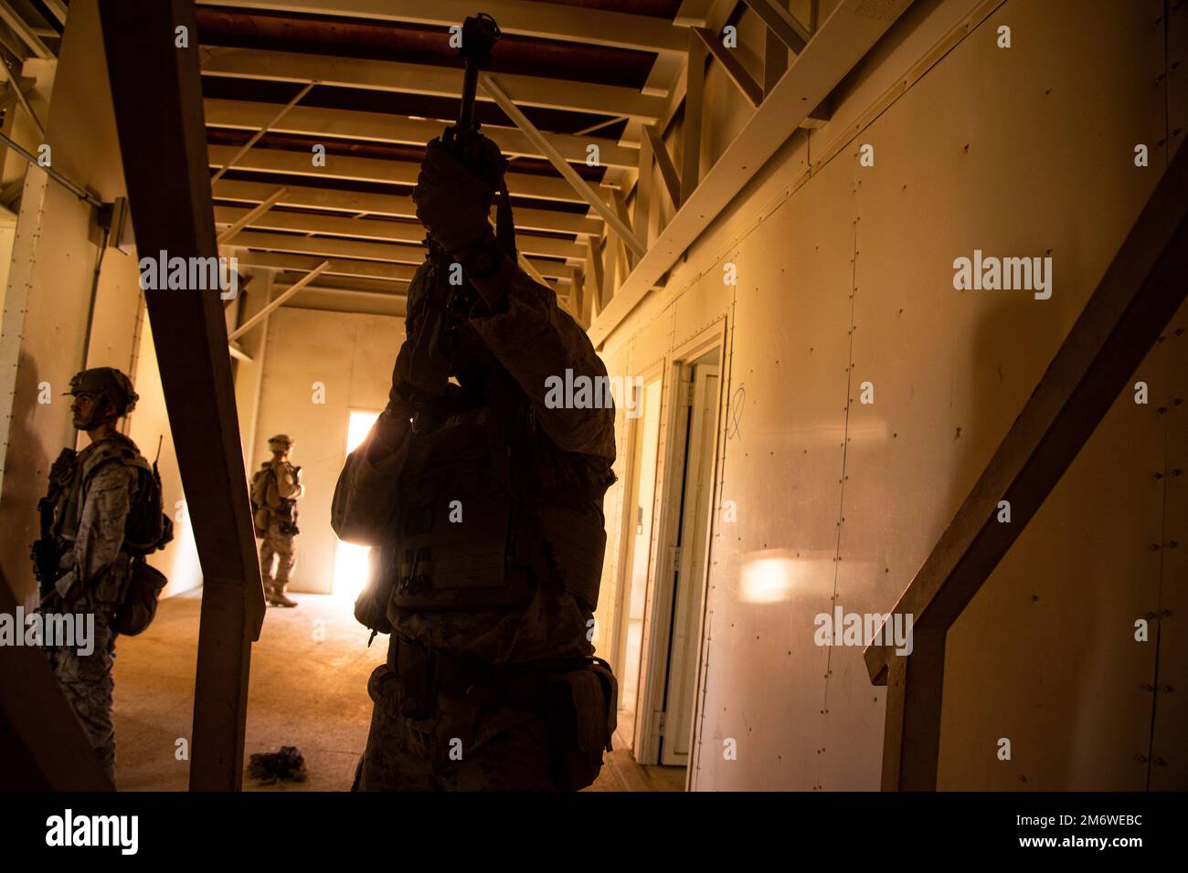 U.S. Marine Corps Lance Cpl. Peter Osborne, a rifleman with Kilo ...