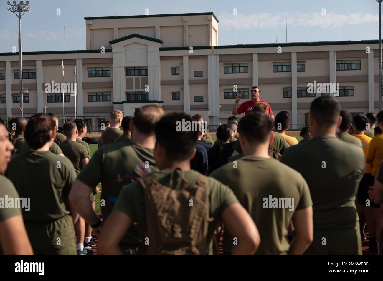 Jeremy King, a Human Performance Program coordinator assigned to Marine ...