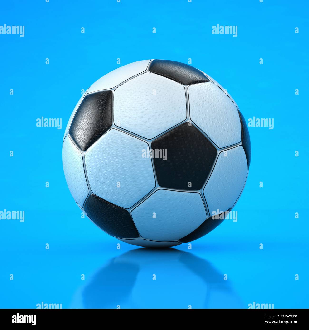 Classic Soccer Blue Background Stock Photo - Alamy