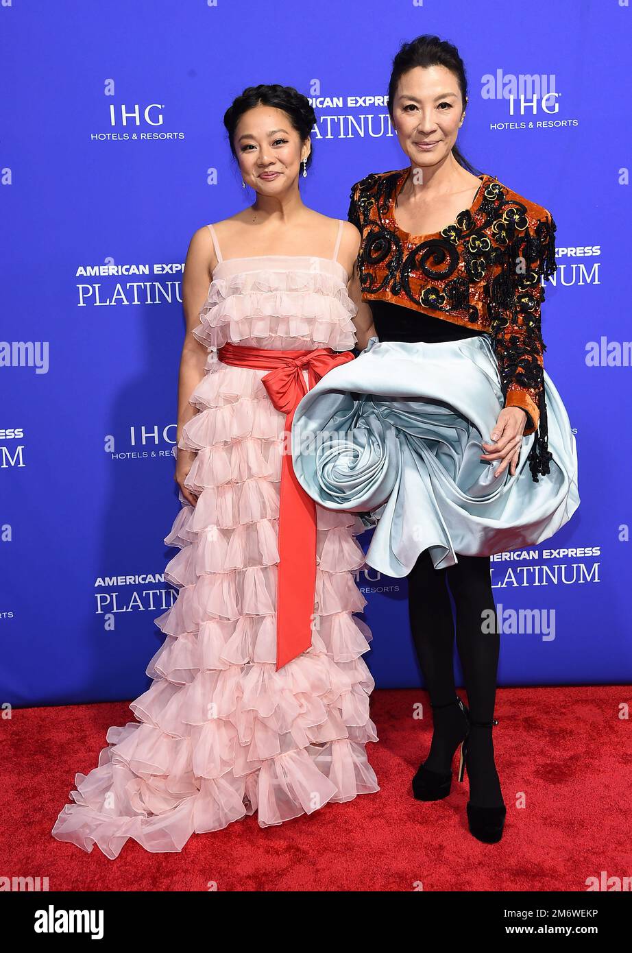 Palm Springs, CA on January 5, 2023. Stephanie Hsu and Michelle Yeoh ...