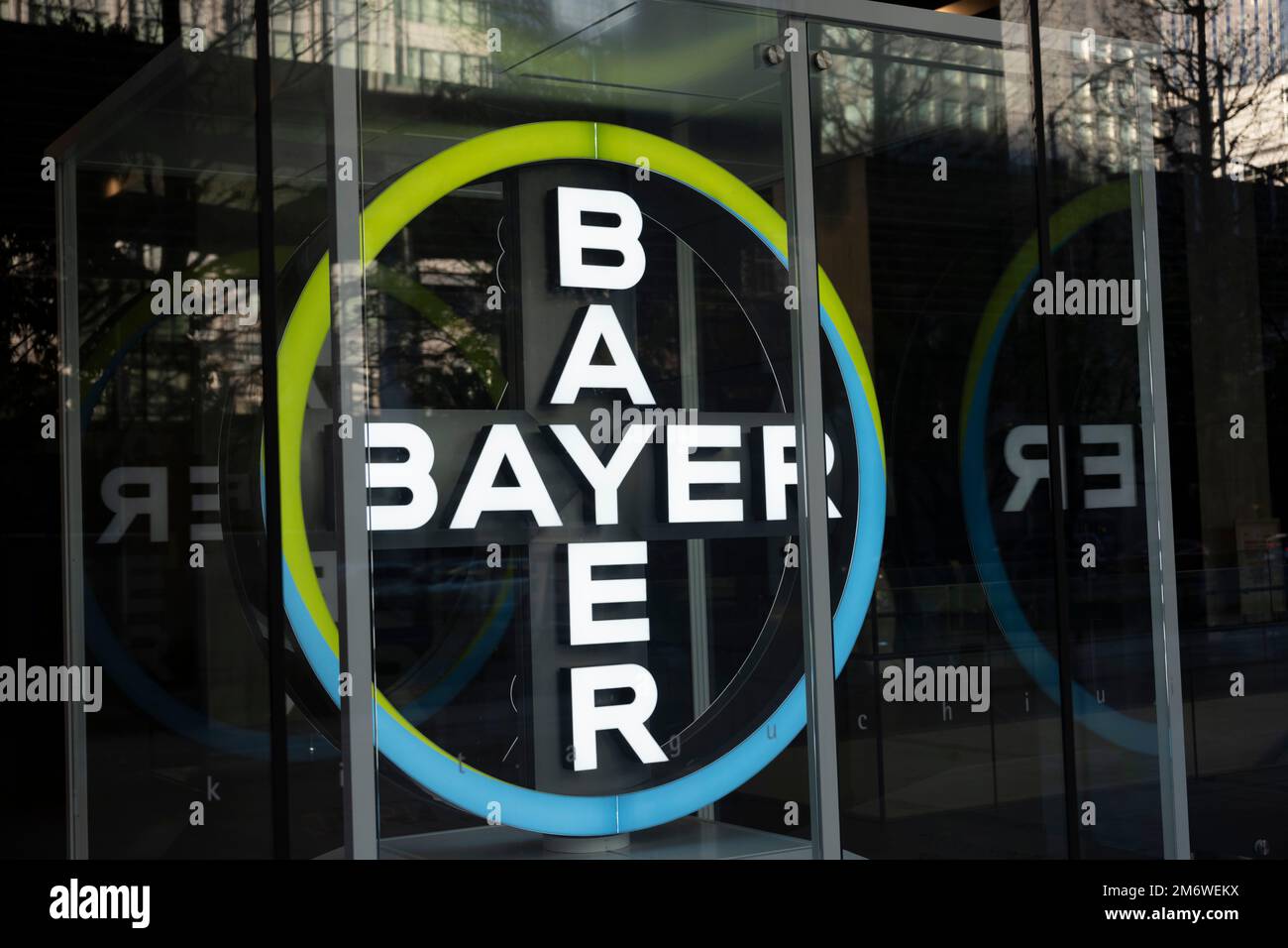 Tokyo, Japan. 3rd Jan, 2023. A Bayer office in Tokyo. Bayer AG is a ...