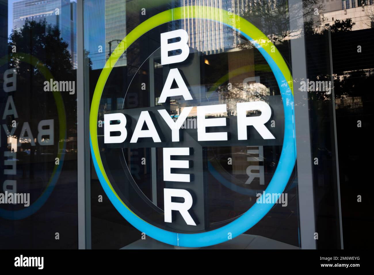 Tokyo, Japan. 3rd Jan, 2023. A Bayer office in Tokyo. Bayer AG is a ...