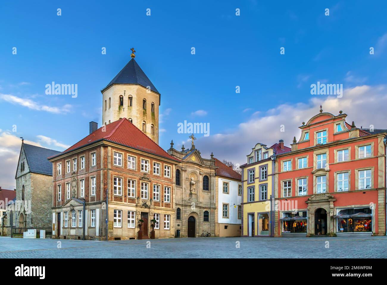 Market square, Paderborn, Germany Stock Photo - Alamy