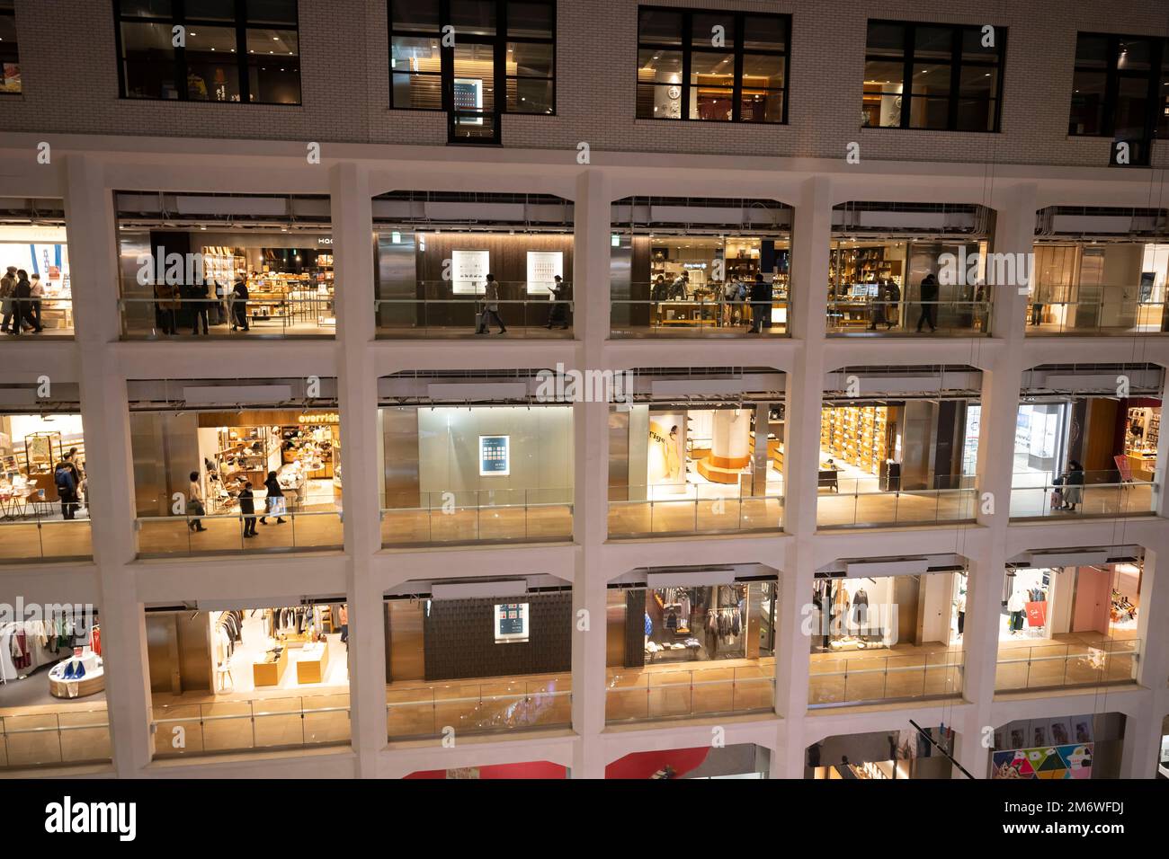 Tokyo, Japan. 3rd Jan, 2023. Interior scenes of the KITTE Marunouchi ...