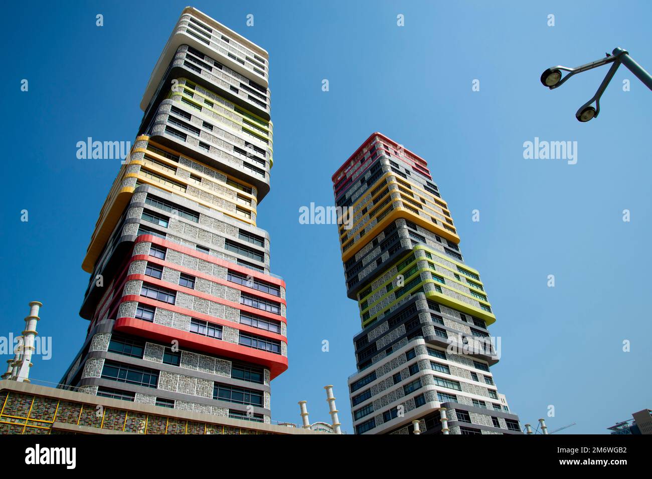 Doha, Qatar - October 6, 2022: Regus Lusail Twin Towers Stock Photo - Alamy