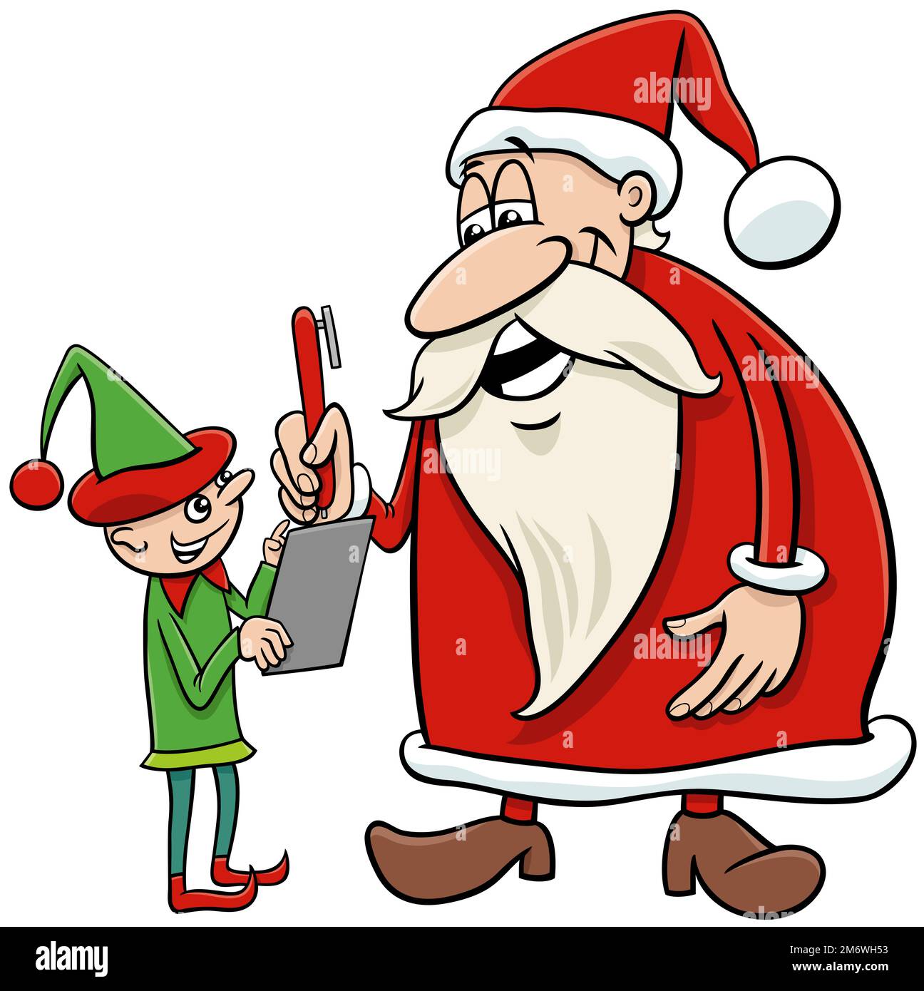Elf cartoon hi-res stock photography and images - Alamy