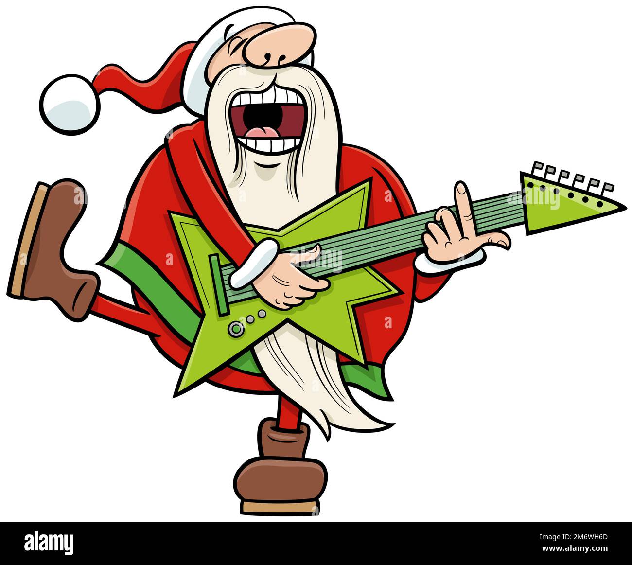 Cartoon electric guitar hi-res stock photography and images - Alamy