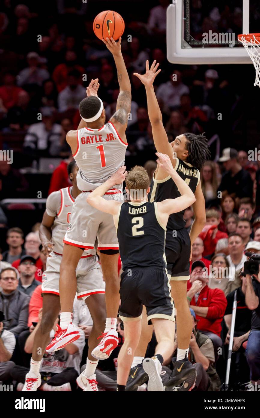 Columbus, Ohio, USA. 5th Jan, 2023. Ohio State Buckeyes guard Roddy ...