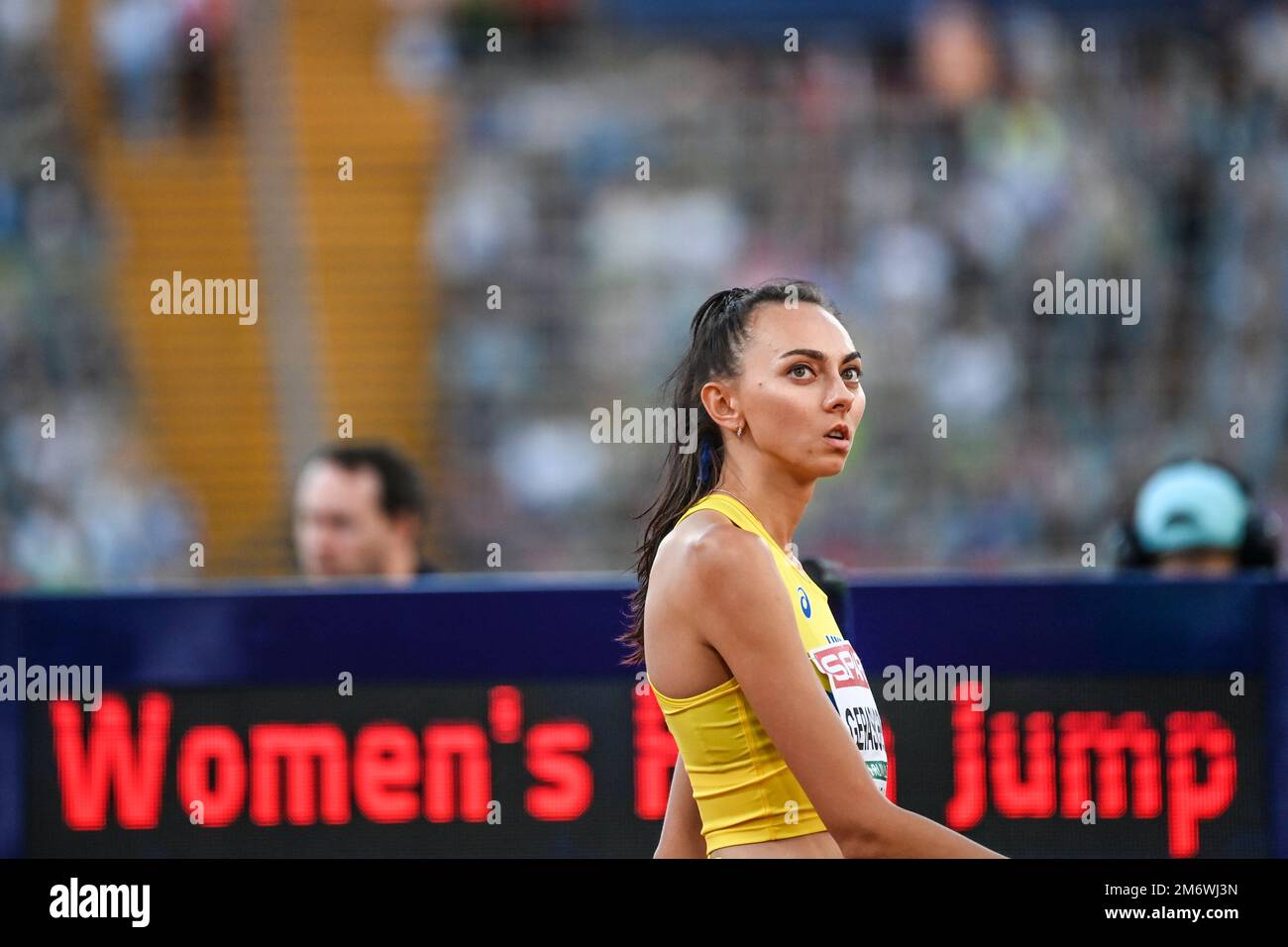 Iryna Herashchenko (Ukraine). High Jump women. European Championships ...