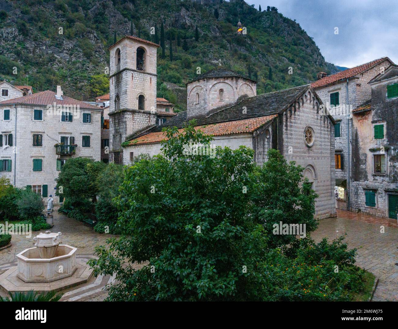 View of the historic town center of Kotor in Monenegro Stock Photo - Alamy