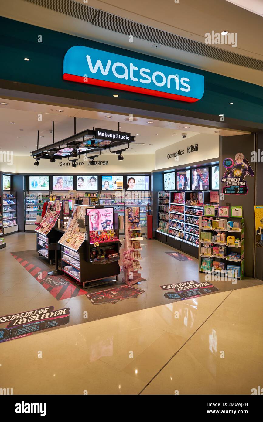 SHENZHEN, CHINA - CIRCA NOVEMBER, 2019: personal care products on ...