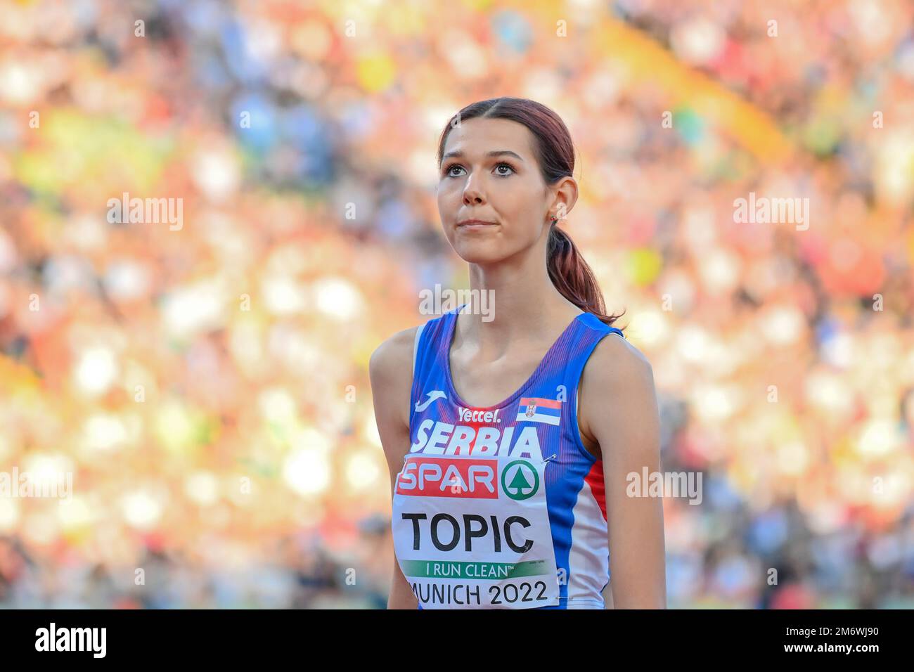 Angelina Topic (Serbia). High Jump bronze medal. European Championships ...