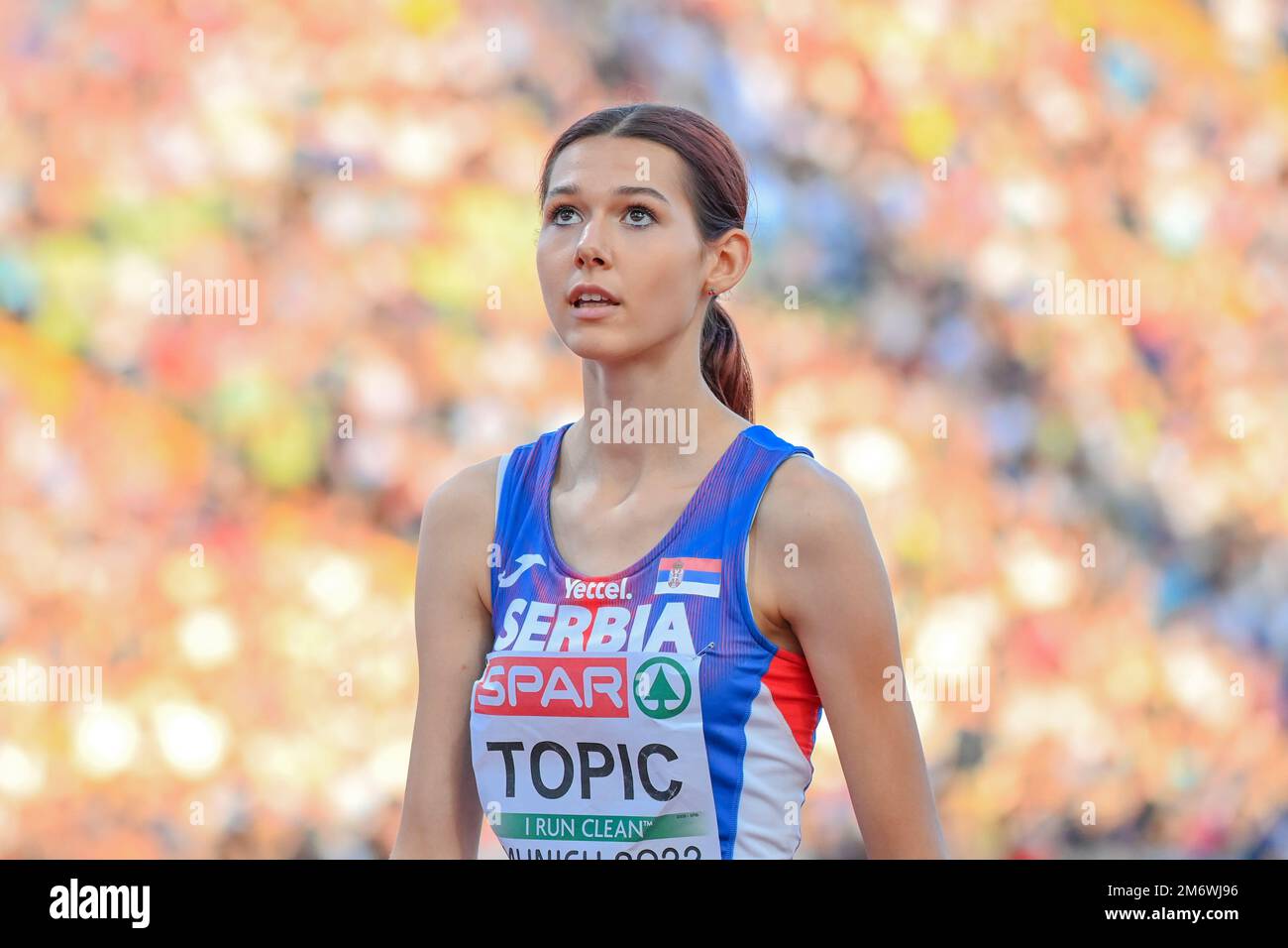 Angelina Topic (Serbia). High Jump bronze medal. European Championships ...