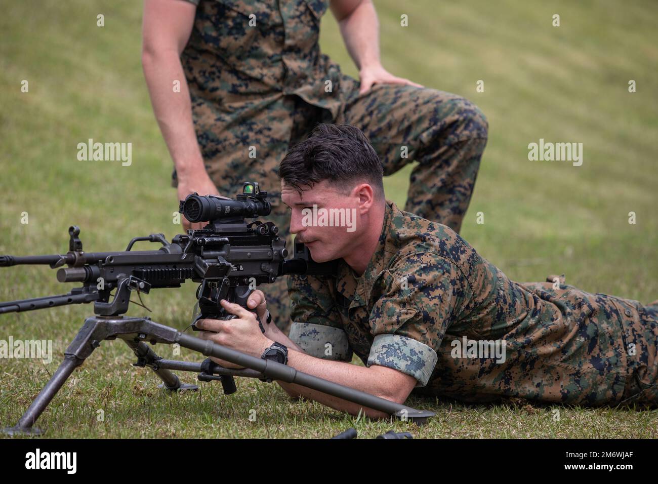 U.S. Marine Corps Sgt. Sean Ryan, a machine gunner with 1st Battalion ...