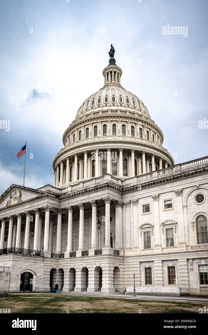 Congress washington stairs hi-res stock photography and images - Alamy