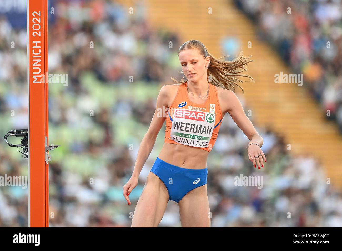 Britt Weerman (Netherlands). High Jump women. European Championships ...
