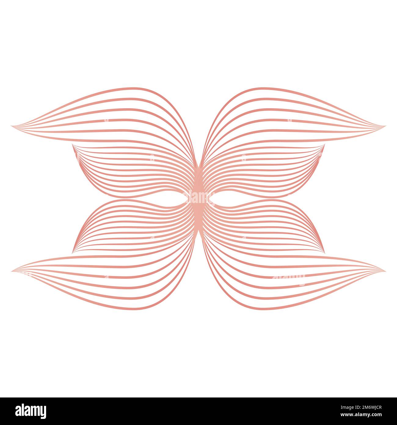 beautiful flower petals, flower line design Stock Photo - Alamy