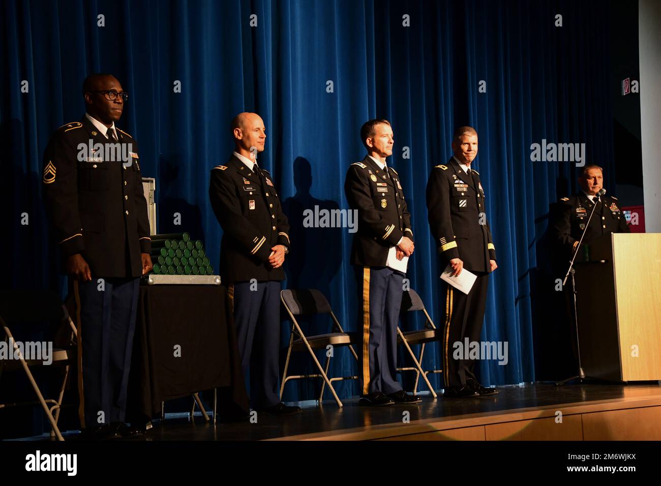 U.S. Army Maj. Gen. Jeffery Broadwater, far-right, United States Army V ...