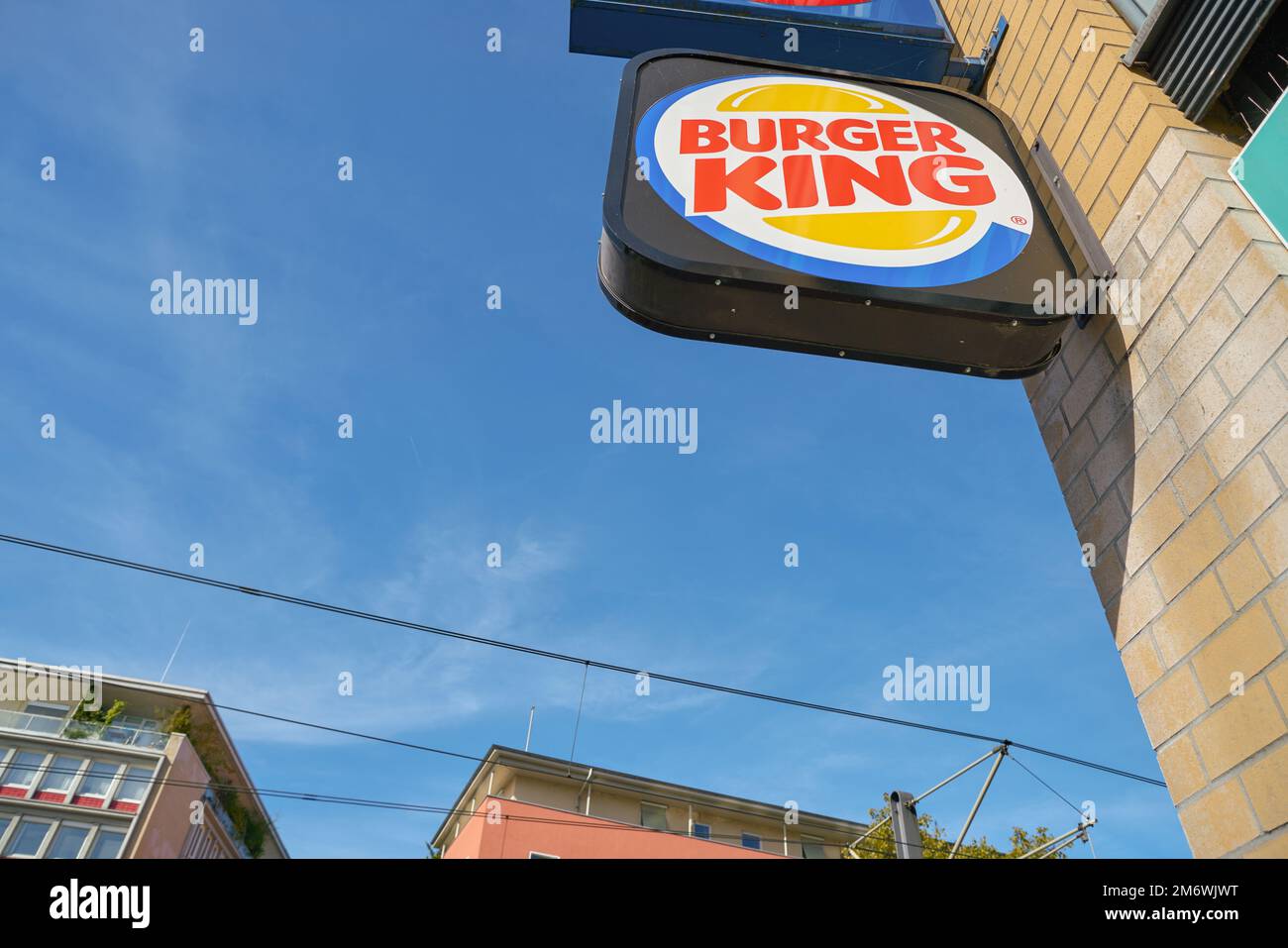 COLOGNE, GERMANY - CIRCA SEPTEMBER, 2018: Burger King sign as seen in ...