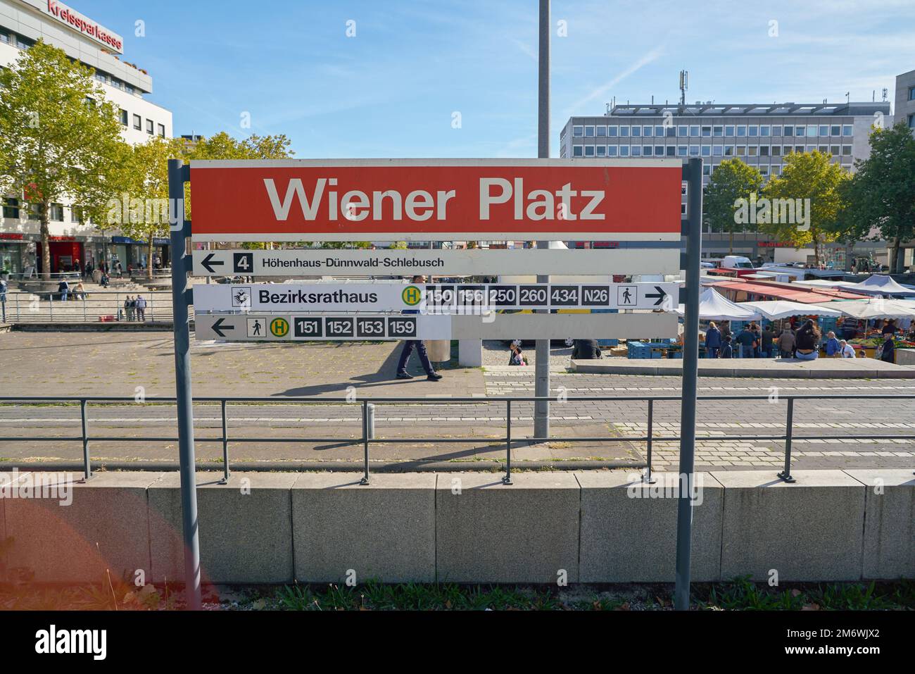COLOGNE, GERMANY - CIRCA SEPTEMBER, 2018: street level view of Wiener ...