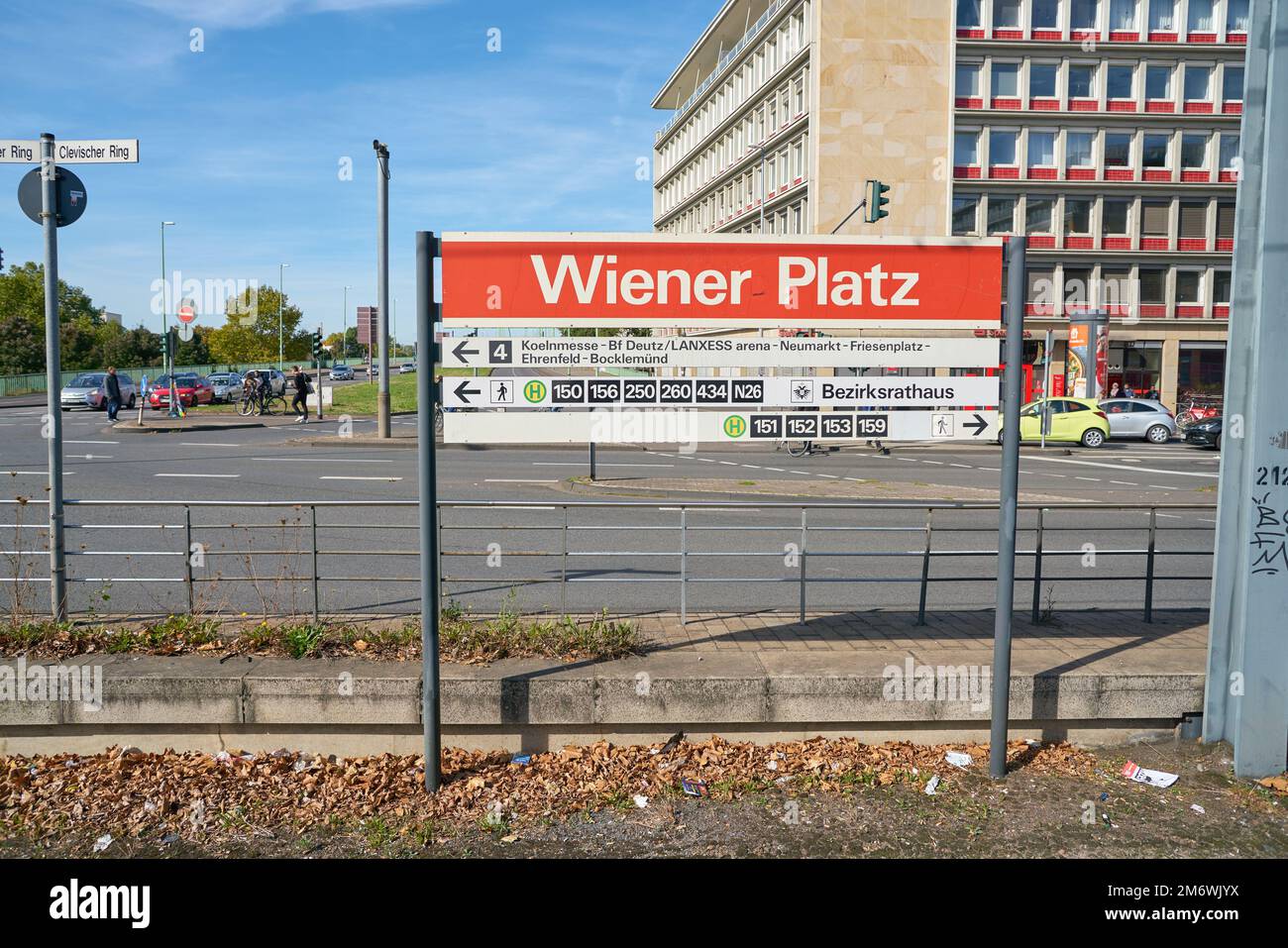 COLOGNE, GERMANY - CIRCA SEPTEMBER, 2018: street level view of Wiener ...