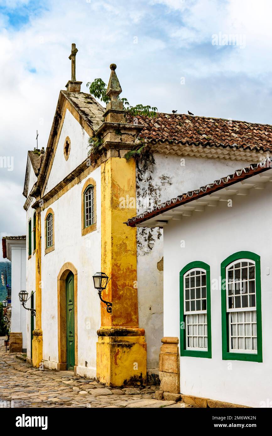 Ancient church from the time of the empire in Paraty city Stock Photo ...