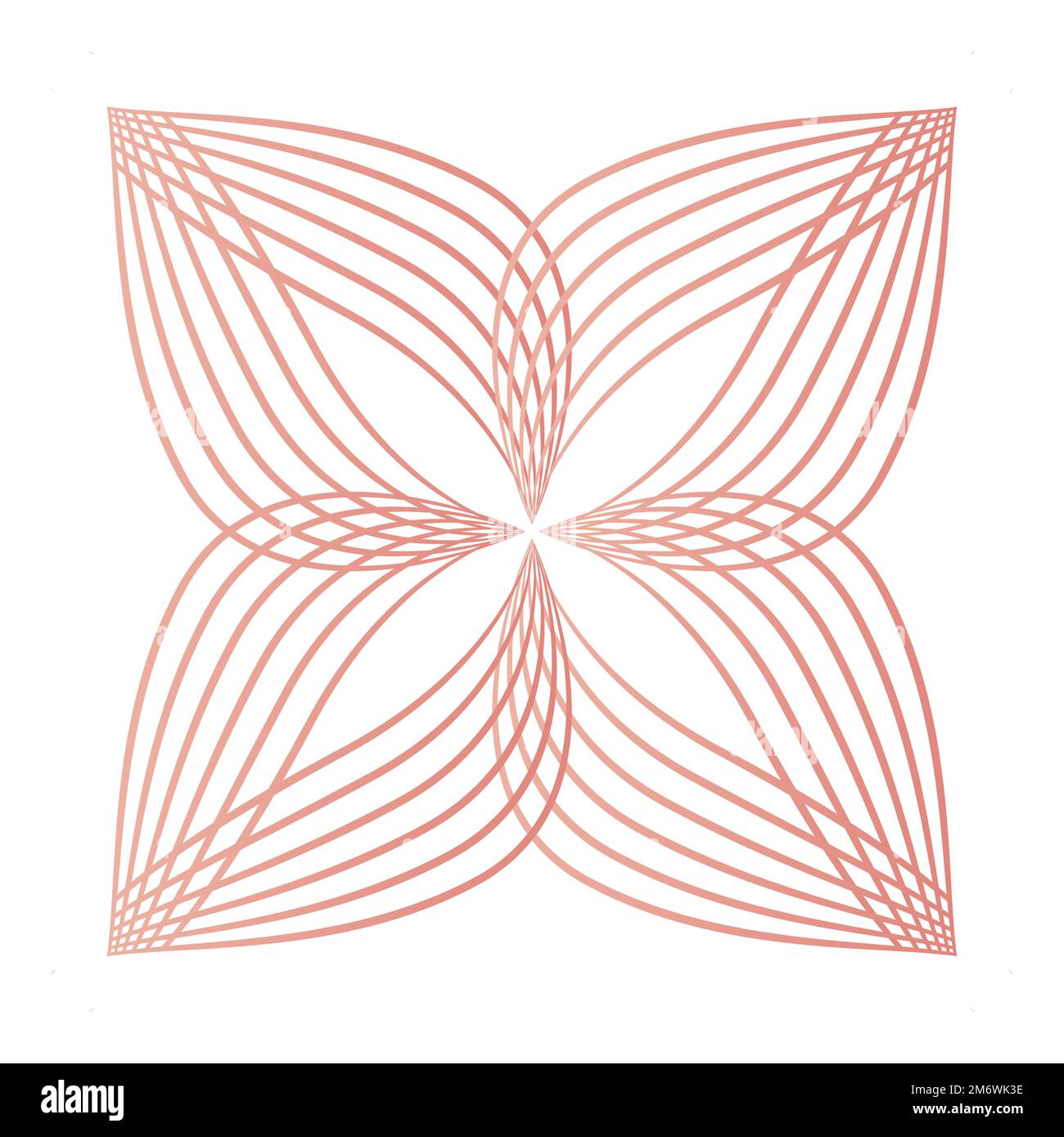 beautiful flower petals, flower line design Stock Photo - Alamy