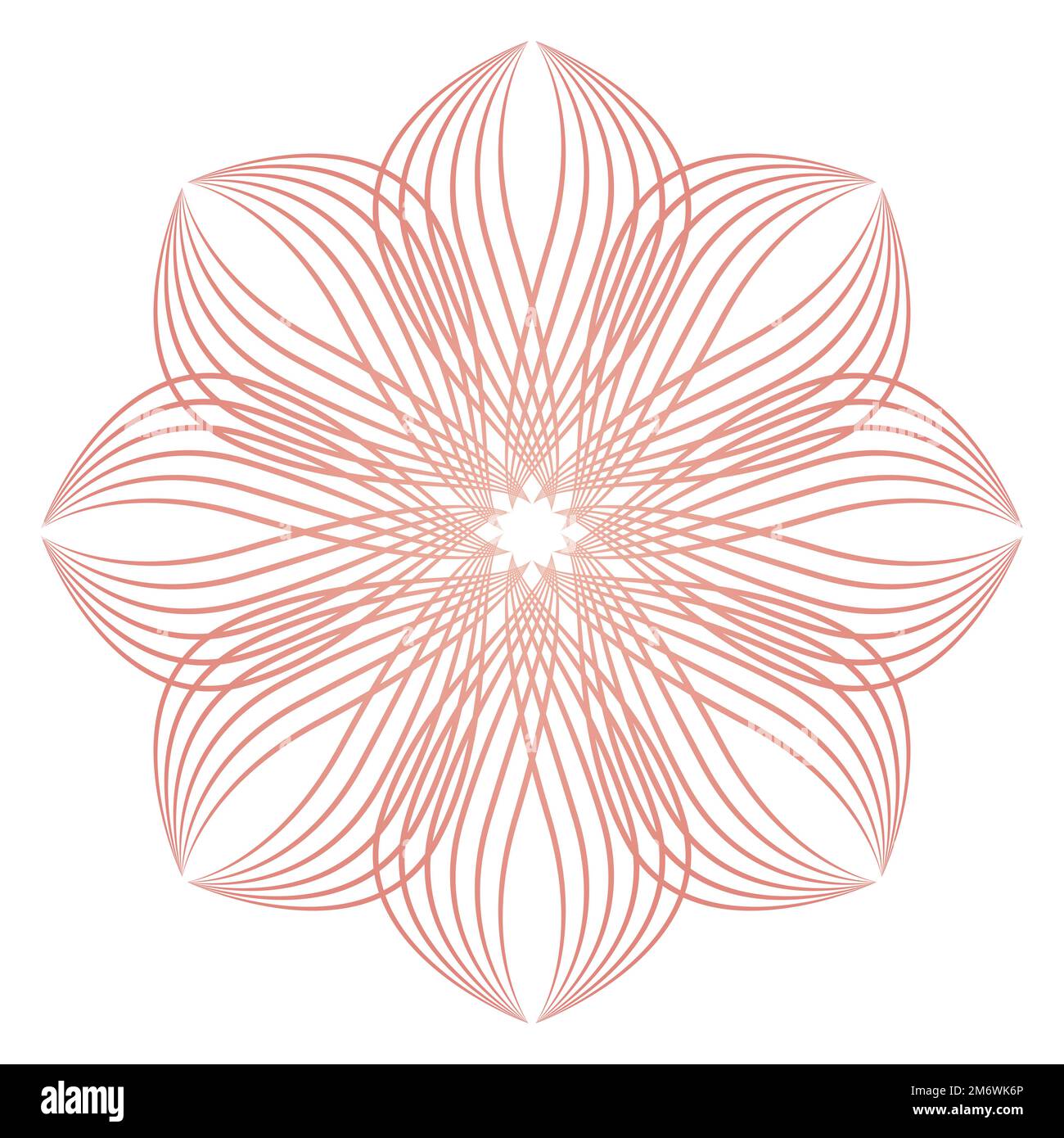 beautiful flower petals, flower line design Stock Photo - Alamy