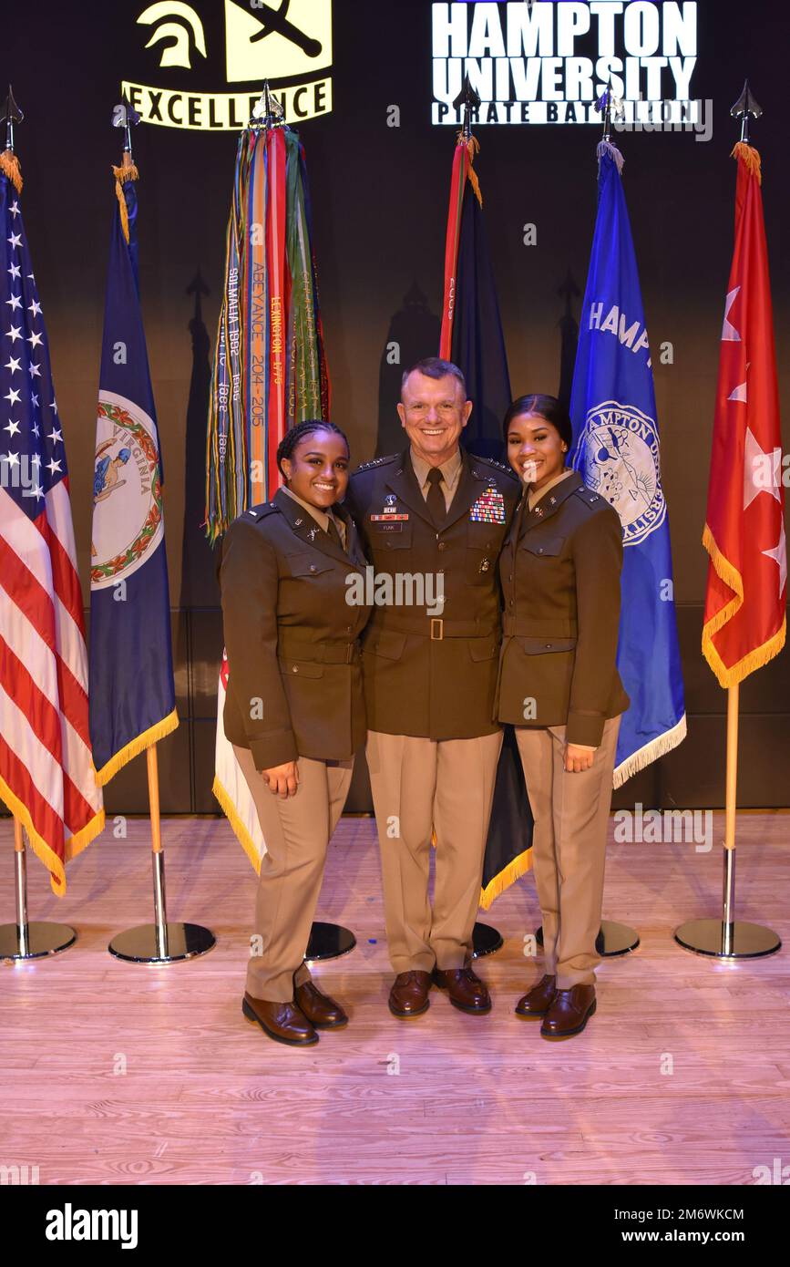 Gen. Paul E. Funk II, TRADOC commanding general poses with newly ... Gen. Paul E. Funk II, TRADOC commanding general poses with newly ...