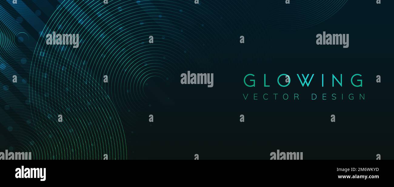 Green glowing neon background vector Stock Vector Image & Art - Alamy