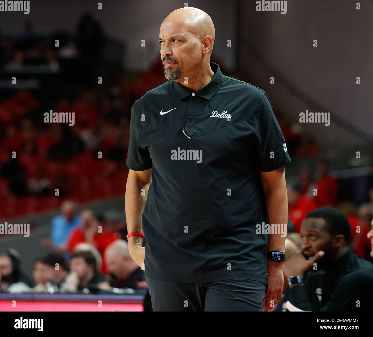 Houston, TX, USA. 5th Jan, 2023. SMU head coach Rob Lanier during an ...