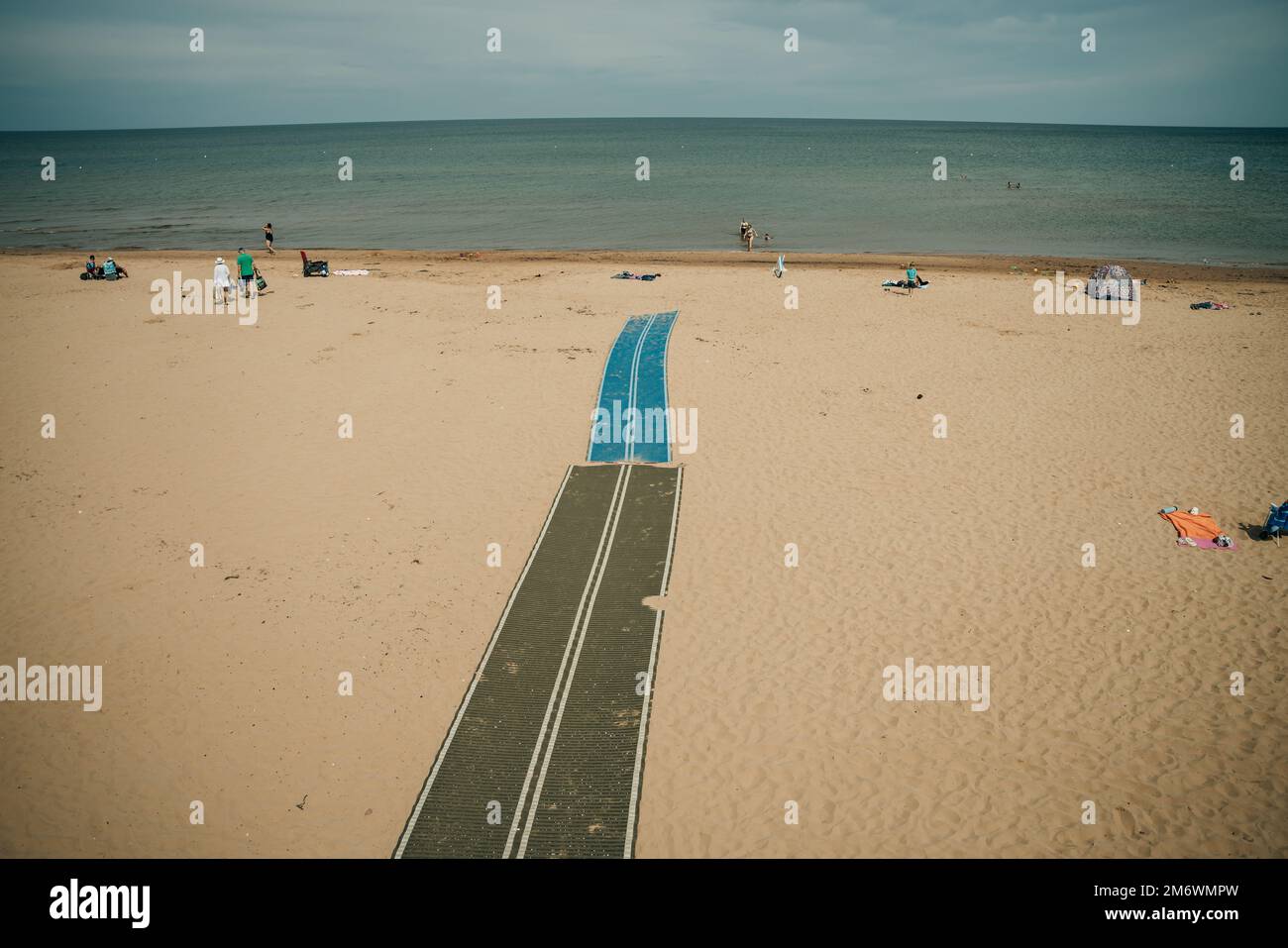 Sand dunes and beach at Stanhope, in Prince Edward Island national park ...