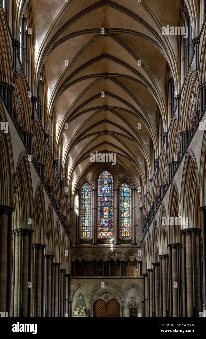 Salisbury cathedral built structure hi-res stock photography and images ...