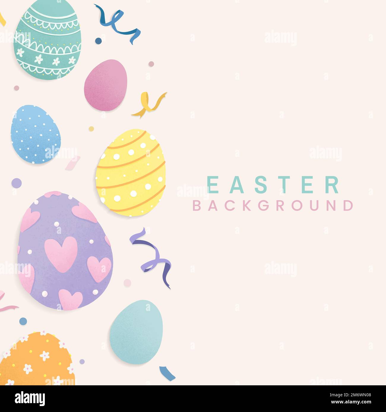 Happy Easter 2019 background vector Stock Vector Image & Art - Alamy