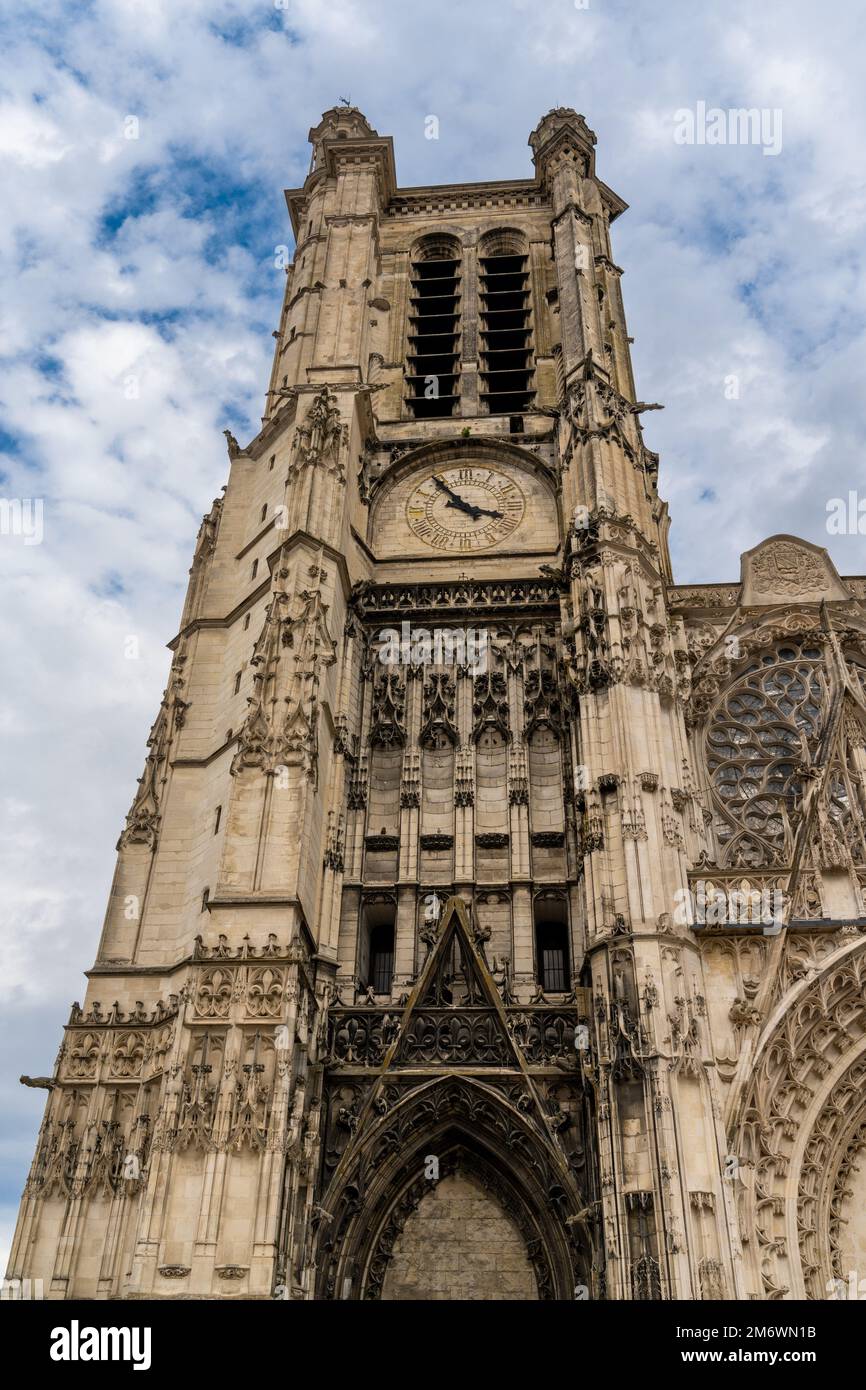 Front cathedral troyes hi-res stock photography and images - Alamy