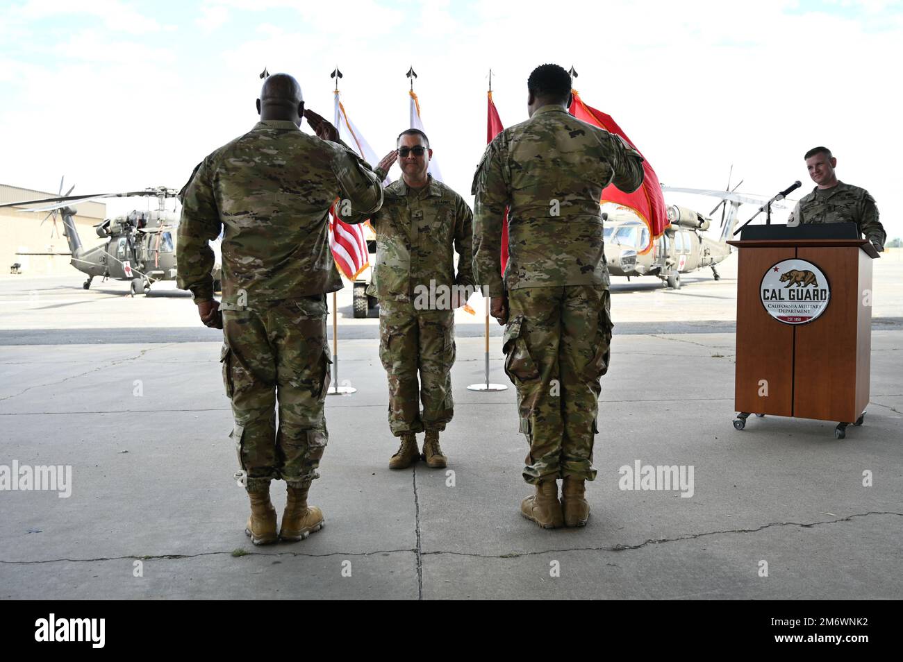 U.S. Air Force Command Chief Master Sgt. Lynn Williams (left), joint ...