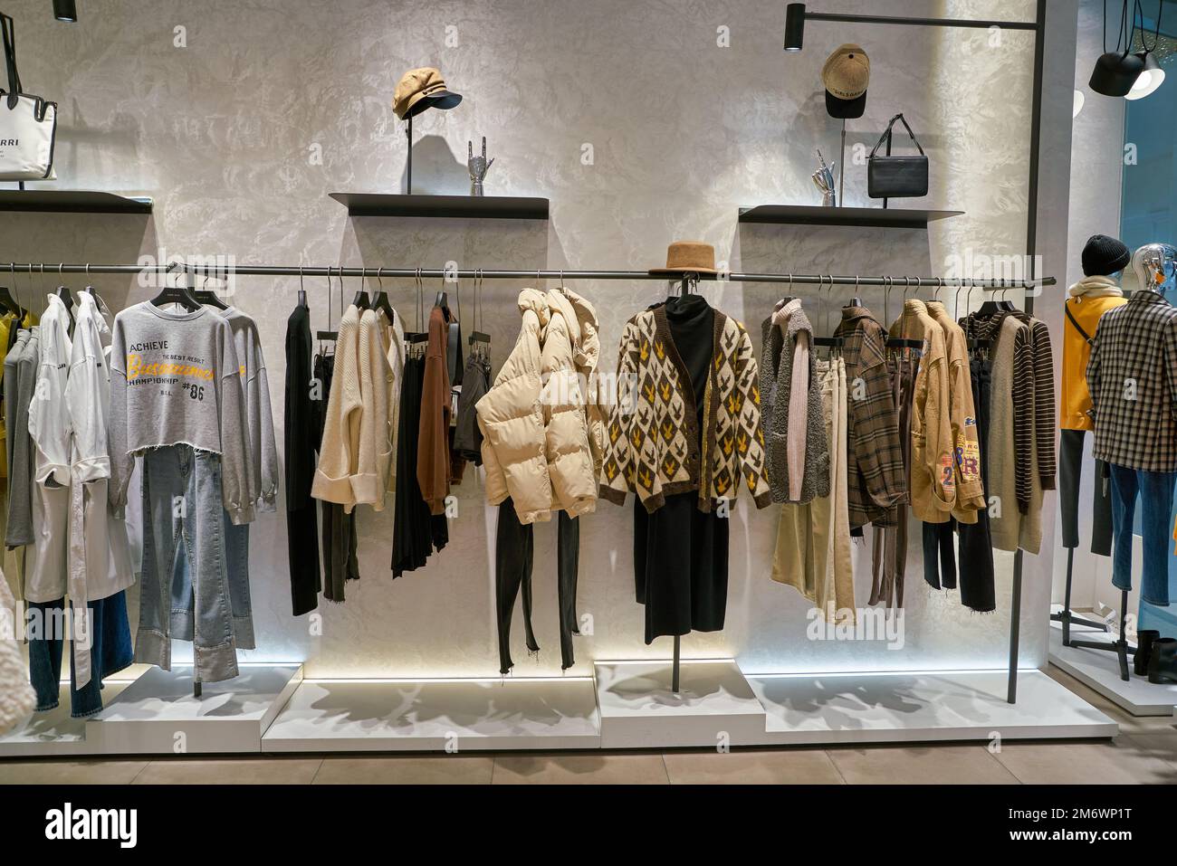 SHENZHEN, CHINA - CIRCA NOVEMBER, 2019: interior shot of Amon Avis ...