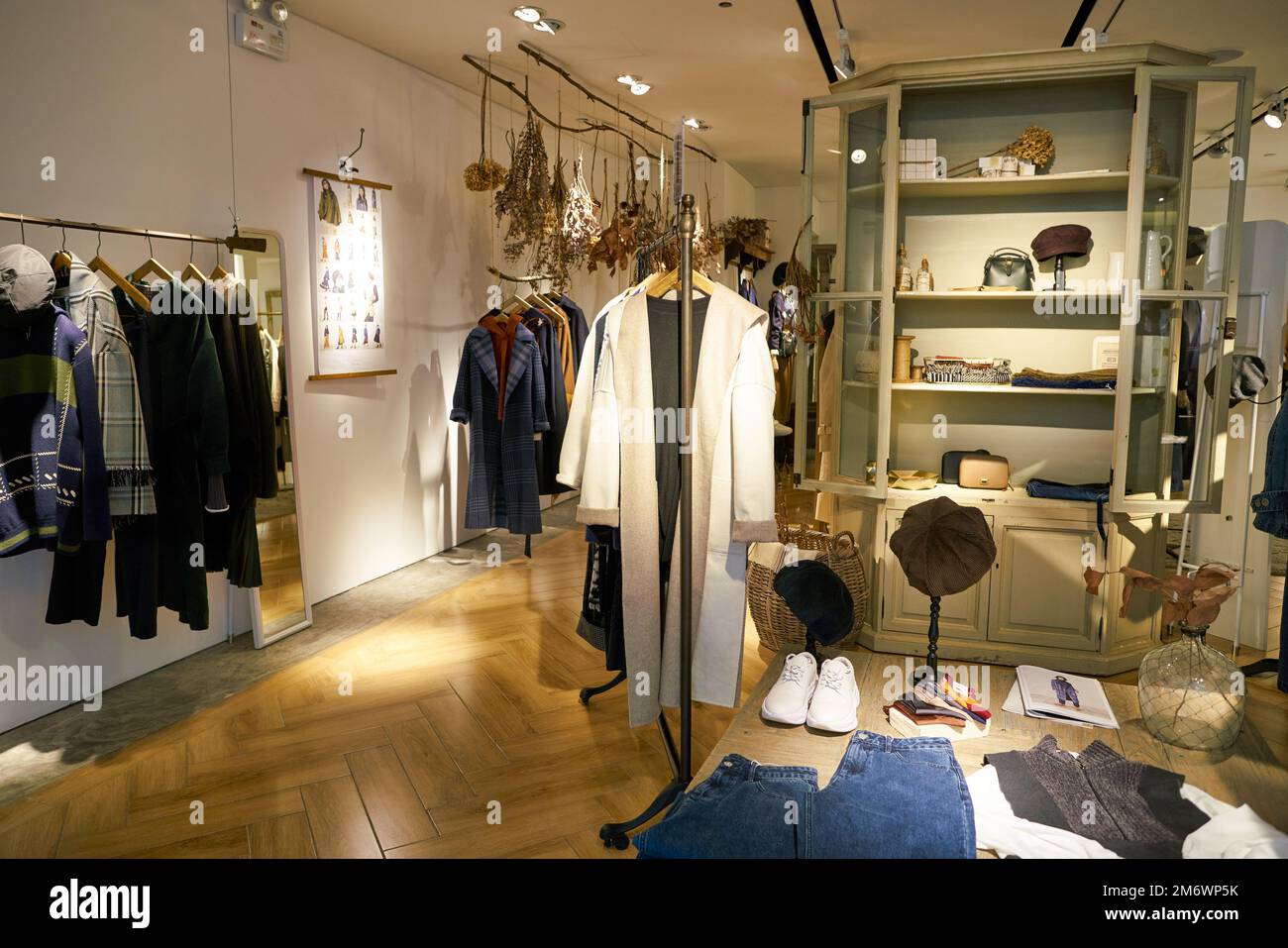 SHENZHEN, CHINA - CIRCA NOVEMBER, 2019: interior shot of initial store ...