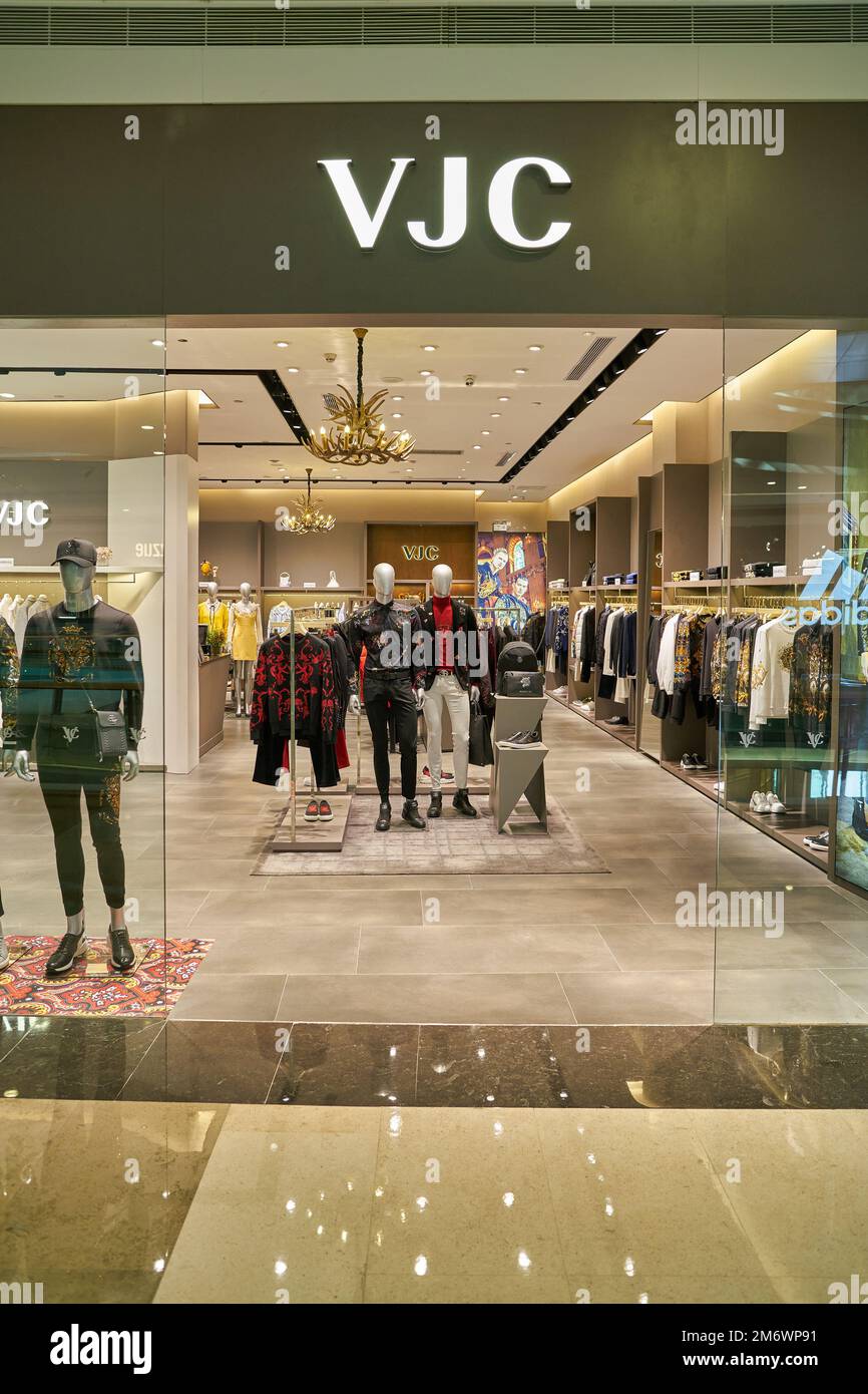 SHENZHEN, CHINA - CIRCA NOVEMBER, 2019: VJC sign over store entrance in ...